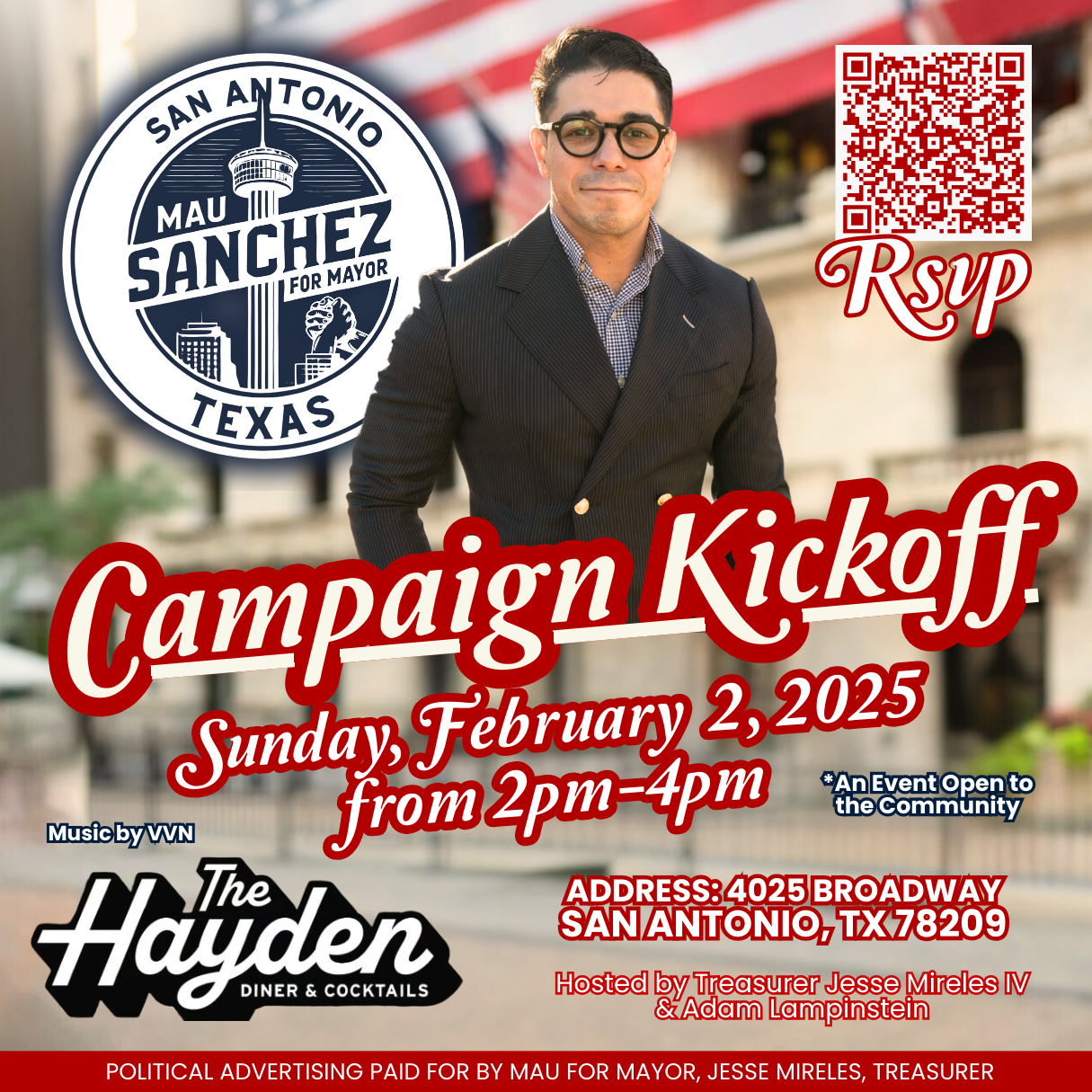 Mau For Mayor - Campaign Kickoff Fundraiser | Feb 2, 2025 | 4025 ...
