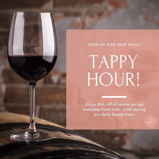Tappy Hour 30% Off Wines on Tap! | Sep 4, 2022 | 717 E 7th St, Austin ...